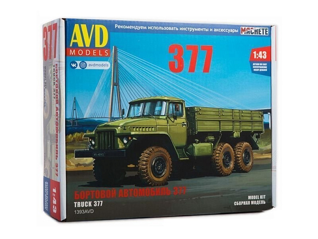 Сборная модель AVD 377 бортовой - 1393AVD - купить по оптовой цене в интернет-магазине RCstore.ru