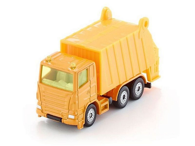 Мусоровоз Siku 0811 1/87, 9.7 см, желтый - SIKU0811 - купить по оптовой ...