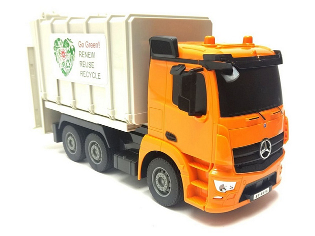Радиоуправляемый мусоровоз Double Eagle Mercedes-Benz ANTOS 1/26 2.4G RTR - E676-003 - купить по ...