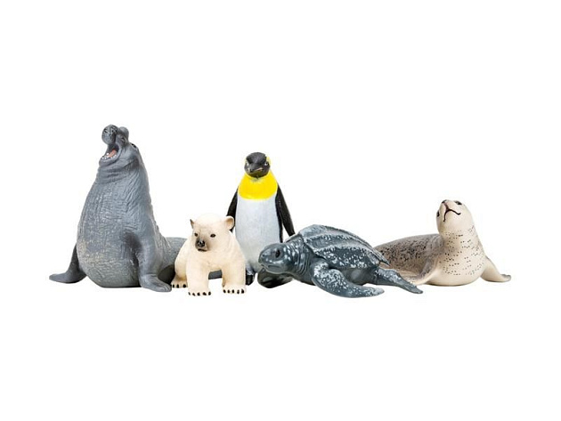 Фигурки игрушки MASAI MARA ММ203-014 серии "Мир морских животных"5 пр ...