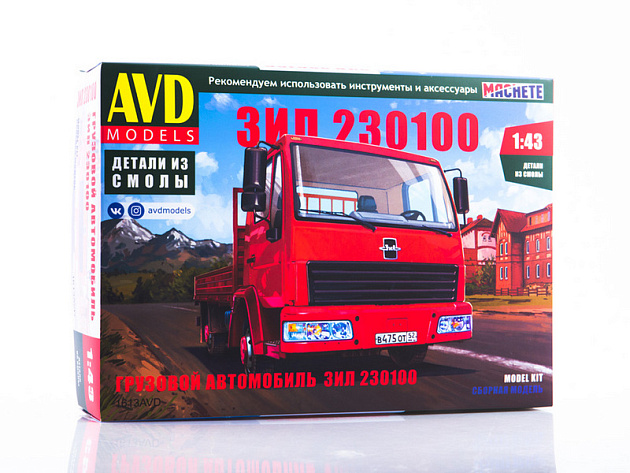 Сборная модель AVD ЗИЛ-230100 бортовой, 1/43 - 1613AVD - купить по оптовой цене в интернет ...